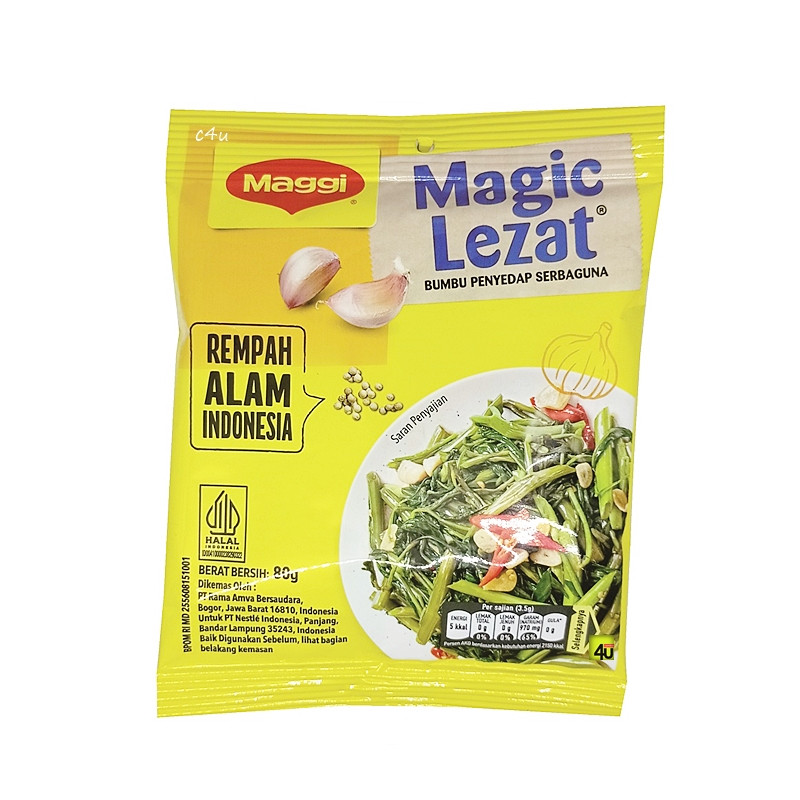 Jual Maggi Magic Lezat 80gr - Bumbu Penyedap Rasa Rempah Alami | Shopee ...