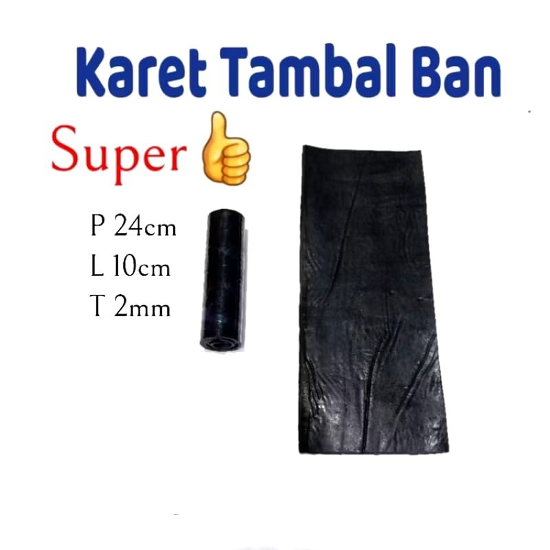 Jual Karet Tambal Ban Bakar Karet Kompon Compount Panjang 24 Cm ...