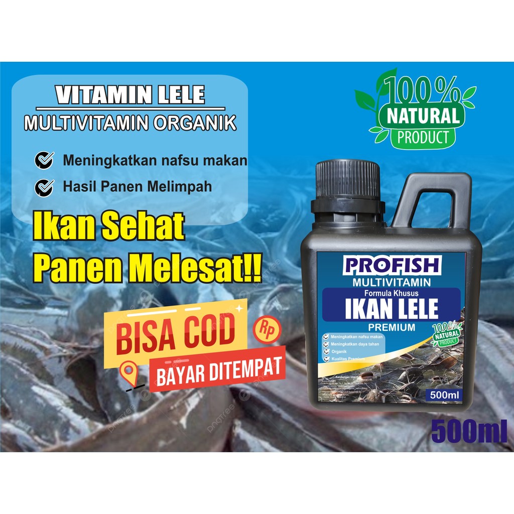 Jual VITAMIN IKAN LELE, VITAMIN Ikan lele agar cepat besar 500 ml ...