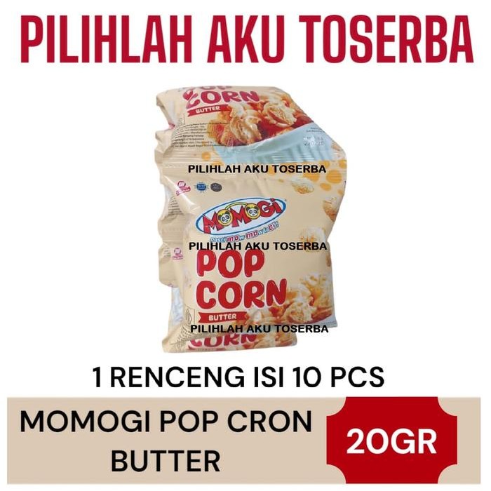 Jual Momogi POPCORN rasa BUTTER 20 gram - ( HARGA 1 RENCENG ) | Shopee ...