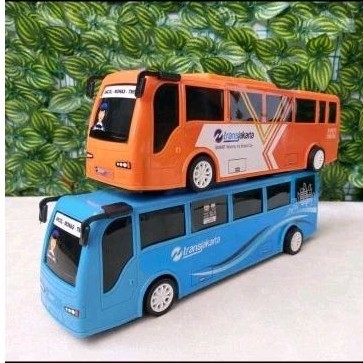 Jual [ TERMURAH ] MAINAN ANAK BUS ASLI RKC TRANSJAKARTA INDONESIA PUSH ...