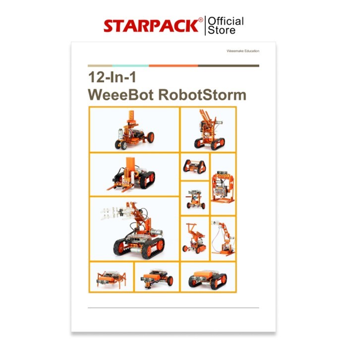 Jual 12 in 1 WeeeBot RobotStorm STEAM Robot Kit | Shopee Indonesia