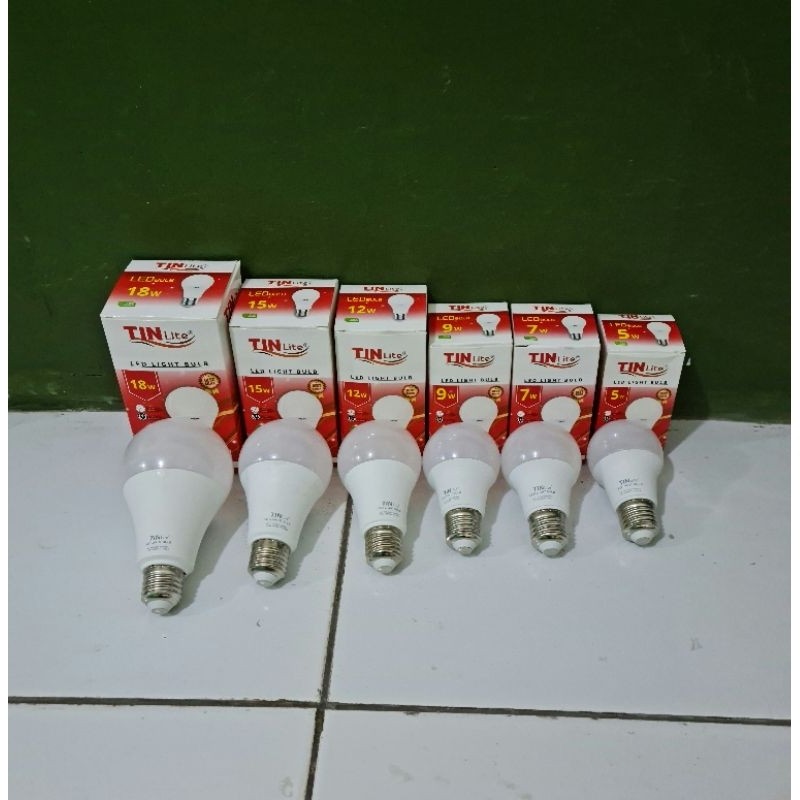 Jual LAMPU LED BOHLAM 7 WATT BERGARANSI DILLON TIN LITE 85% HEMAT ENERGI CAHAYA PUTIH TERANG ...