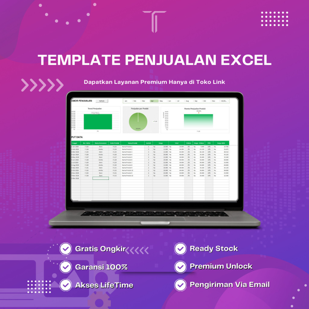 Jual Program Excel - Template Penjualan Excel | Shopee Indonesia