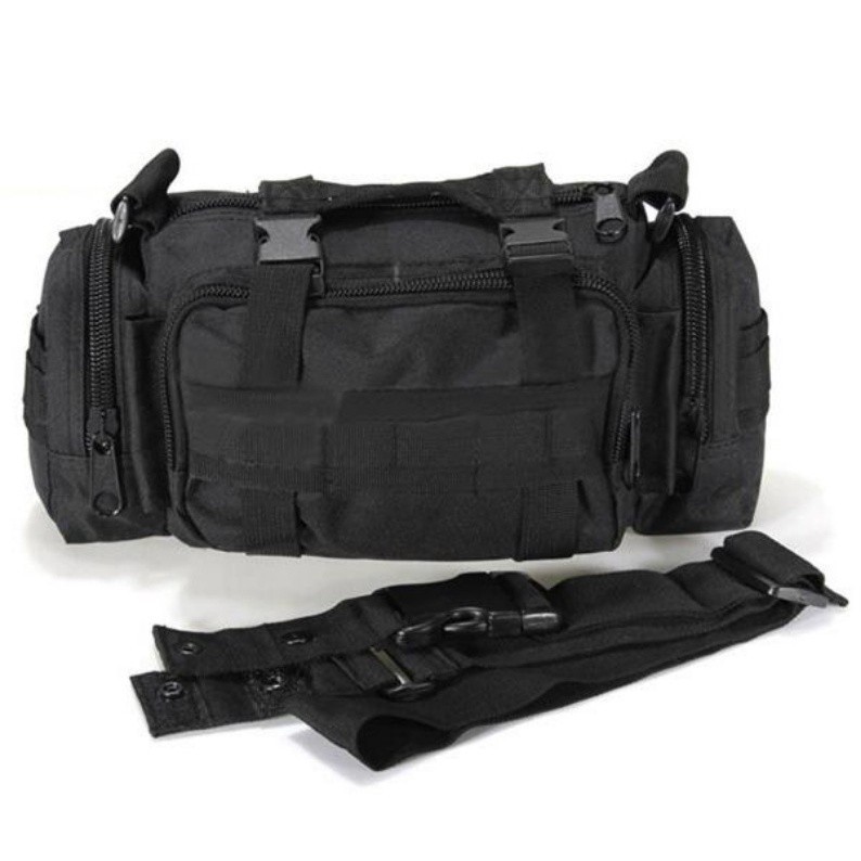 Jual Promo TAS SELEMPANG ARMY Tas Pinggang Hitam / Tas Selempang / Tas ...