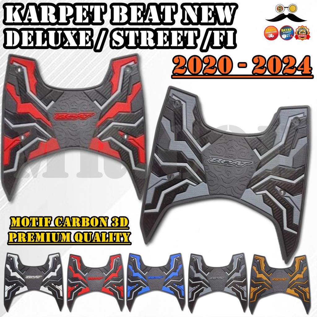 Jual KARPET MOTOR BEAT DELUXE STREET FI F1 ABS CBS ISS ESP NEW 2020 2021 2022 2023 2024 CARBON ...