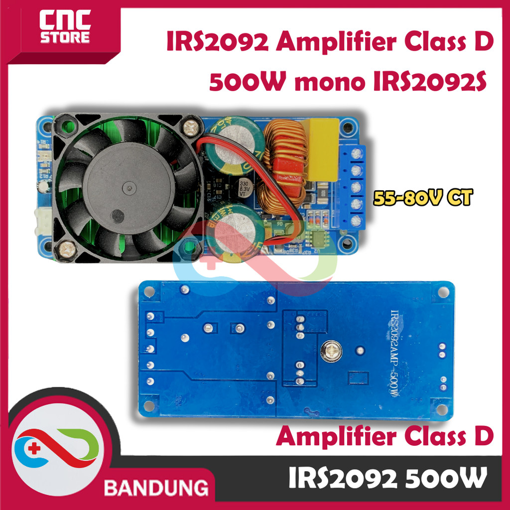 Jual IRS2092 Amplifier Class D 500W mono IRS2092S 500W Class D Amplifier | Shopee Indonesia