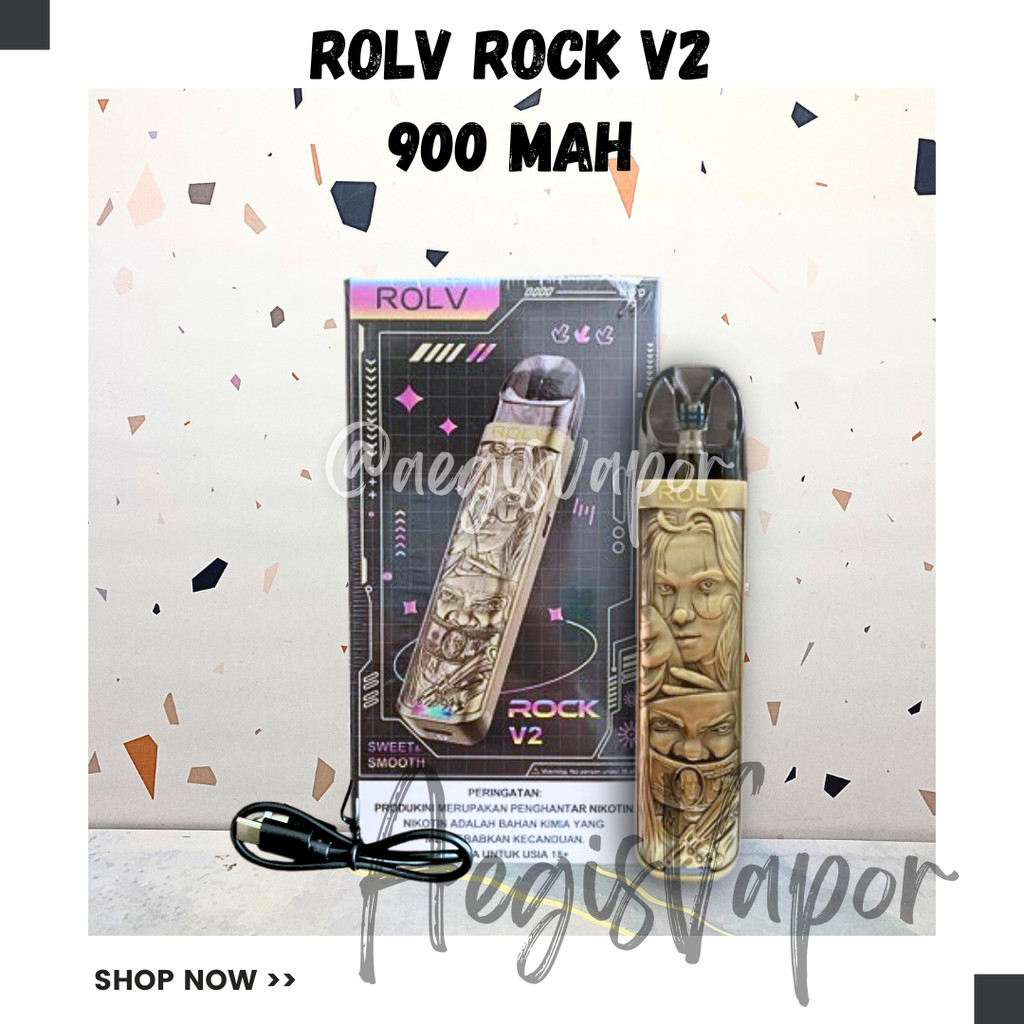 Jual Rolv Rock V2 900Mah Device [ Compatible Xlim ] | Shopee Indonesia