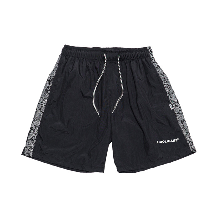 Jual Hooligans Boardshort Atletico Tape Paisley Black | Shopee Indonesia