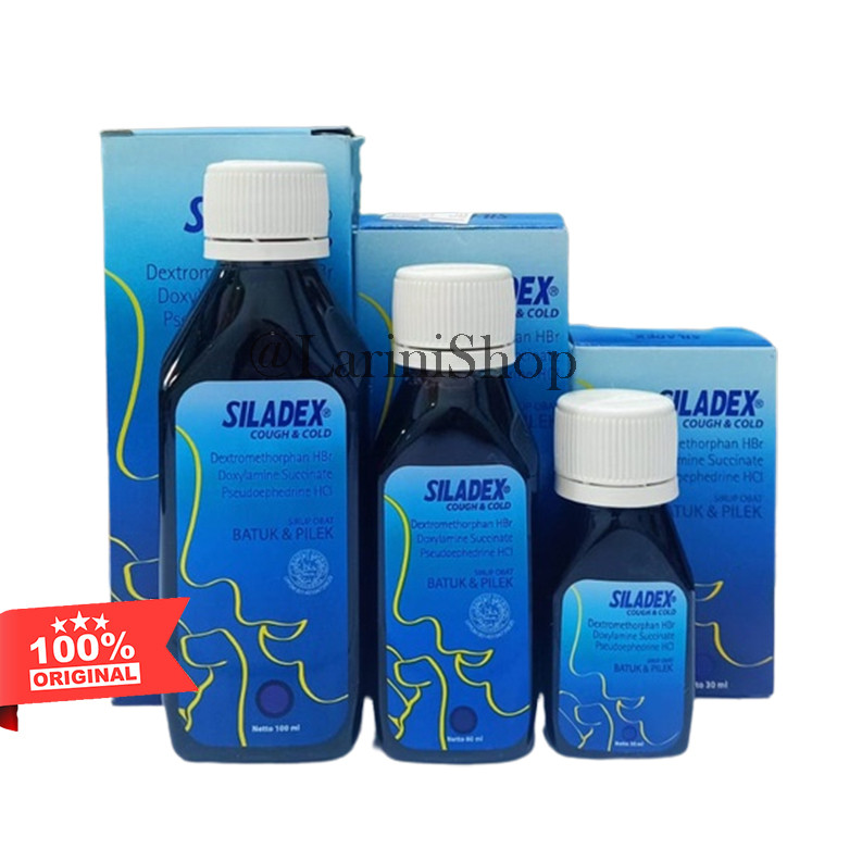 Jual SILADEX COUGH & COLD SIRUP 30 60 100ML SIRUP BATUK PILEK Syrup ...