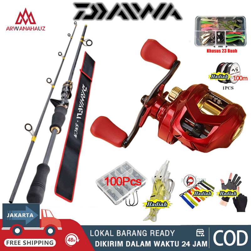 Jual 【#Pancing Set-27Pcs#】DAIWA Joran Pancing Set 1.65M 1.8M 2.1M 2.4M 2.7M Ultra Light Carbon ...