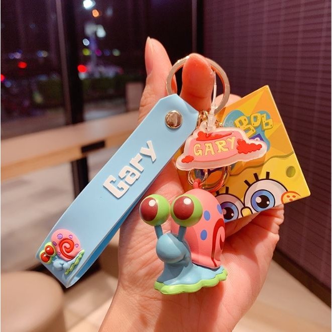 Jual Gantungan Kunci Keychain Spongebob Squidward Sandy Patrick Lucu ...