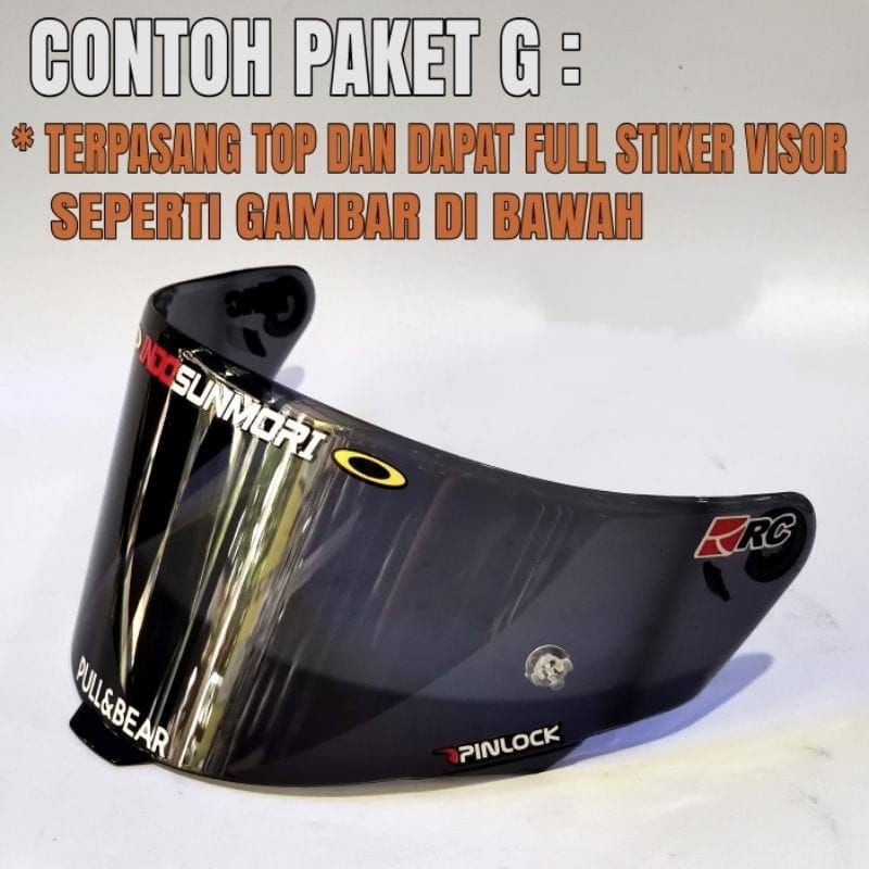 Jual Kaca Helm Full Face KYT TT Course MLA KBR G2 PRESTIGE Iridium ...