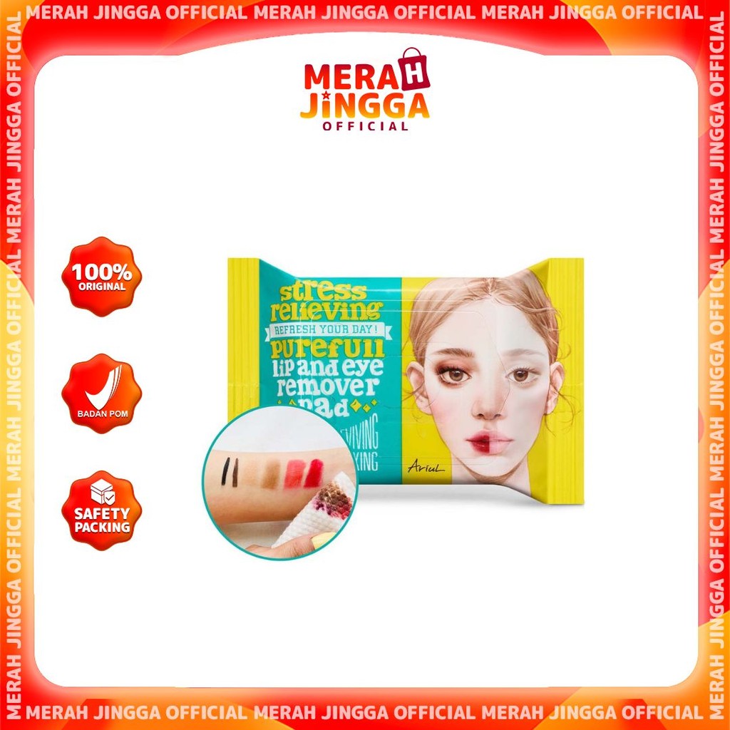Jual Ariul Lip & Eye Remover Pads | Merah Jingga Official | Shopee ...