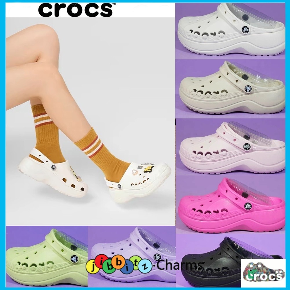 Jual Crocs Classic Bae Clog Sandal wanita Crocs sandal tinggi classic ...