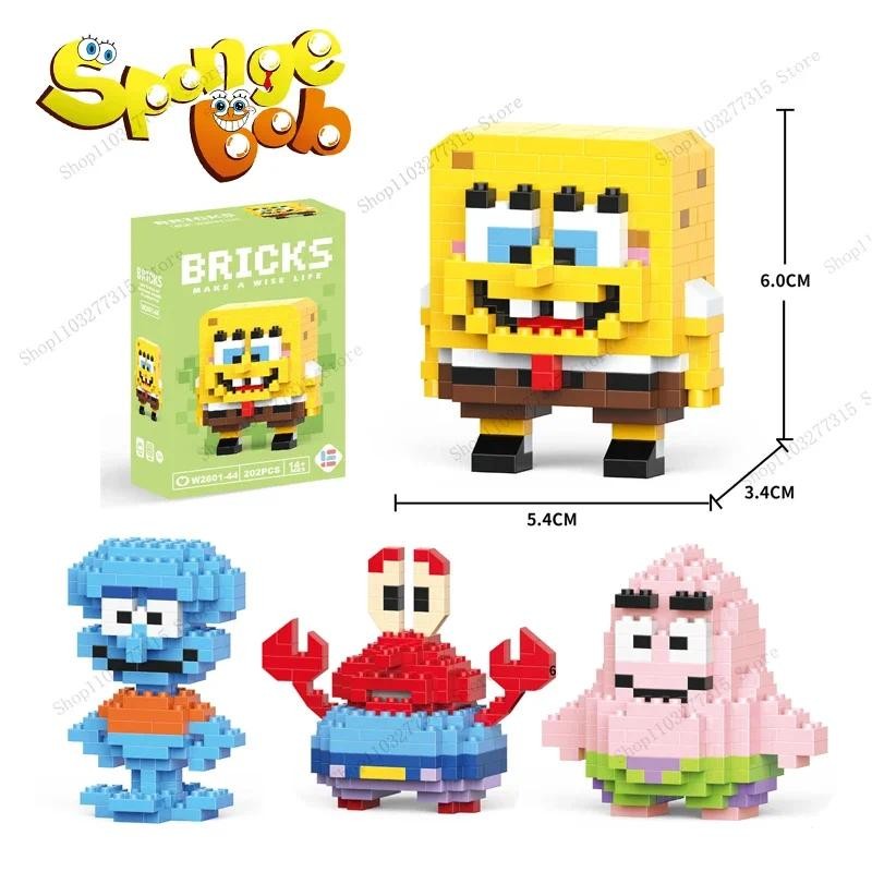 Jual SpongeBob SquarePants Doll Building Blocks Patrick Star Animal ...
