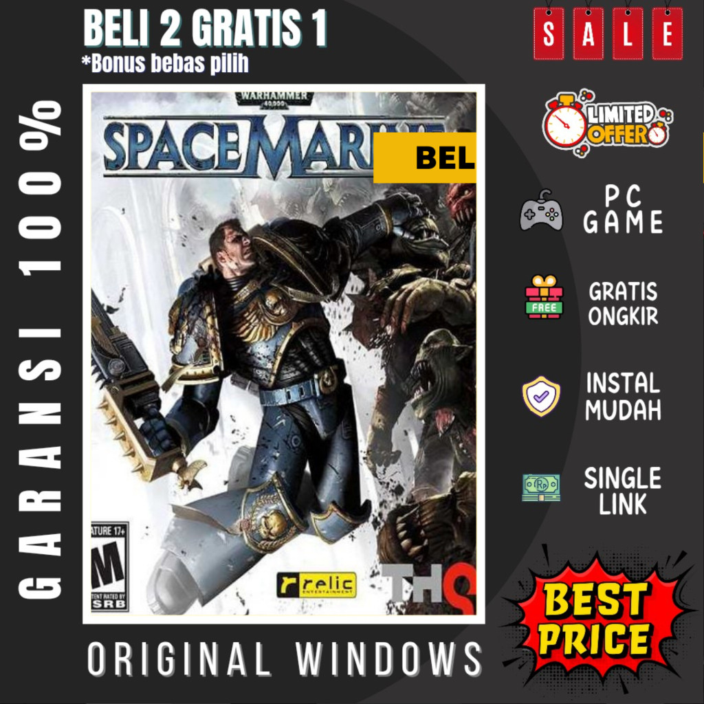 Jual WARHAMMER 40000 SPACE MARINE COLLECTION - GAME PC - GAME LAPTOP ...