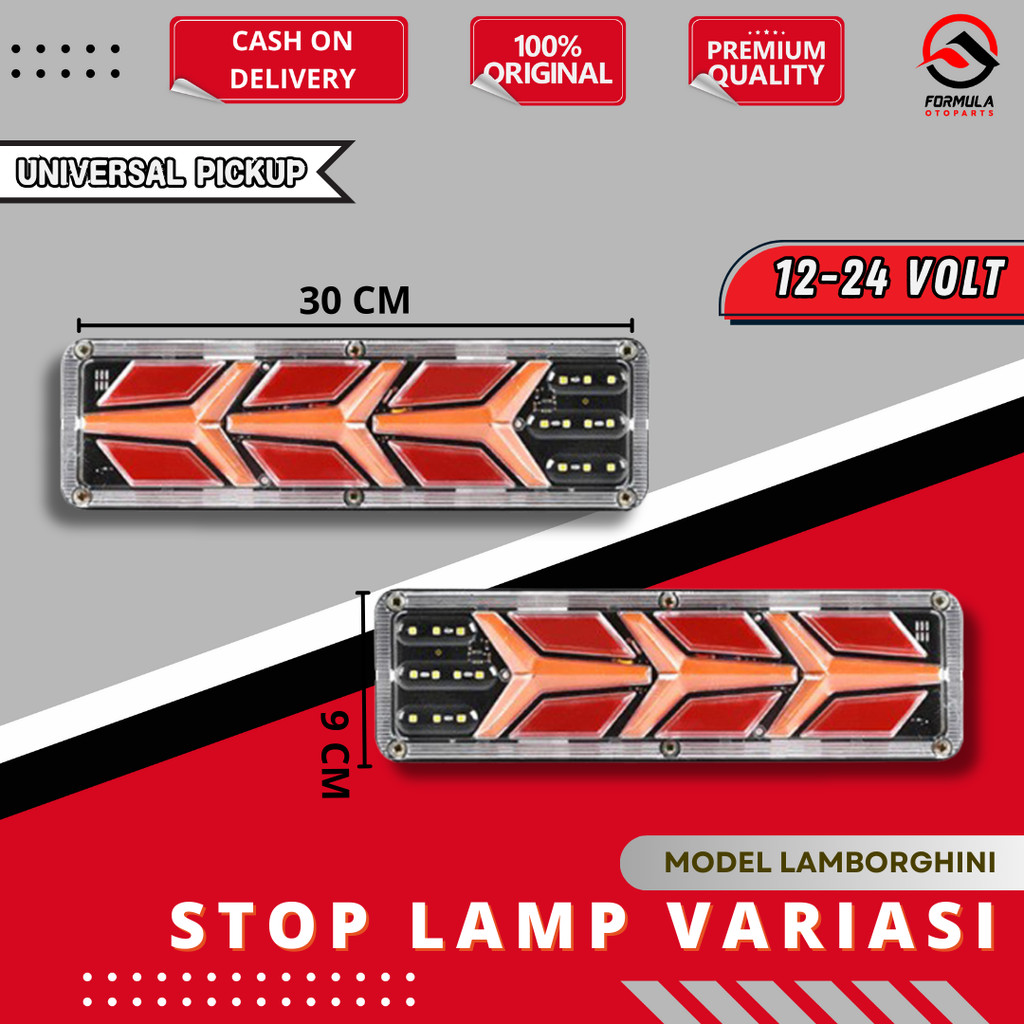 Jual Stoplamp / Lampu Belakang Mobil Pick up Variasi 12 - 24 Volt Model ...