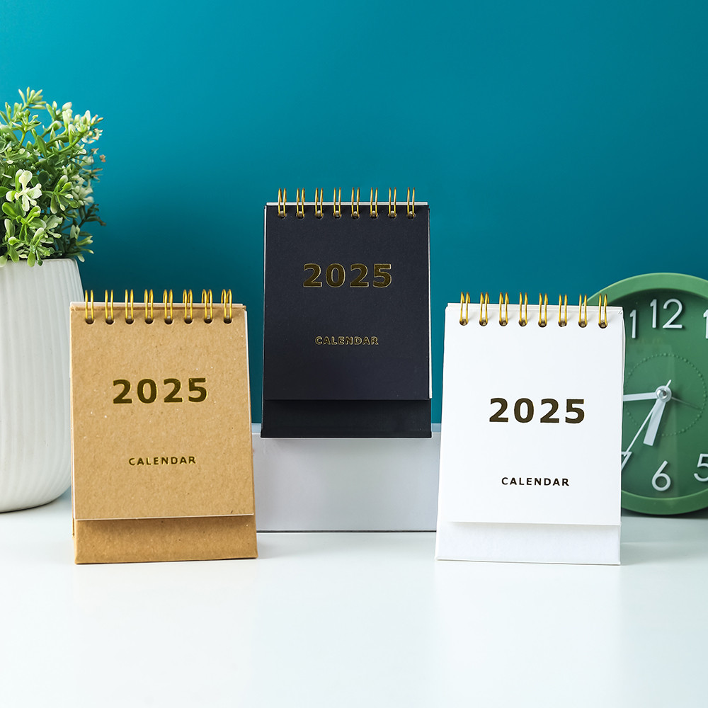 Jual Calendar Meja A7 2025 KRAFT/ PUTIH/ HITAM - Ukuran A7 - Kalender ...