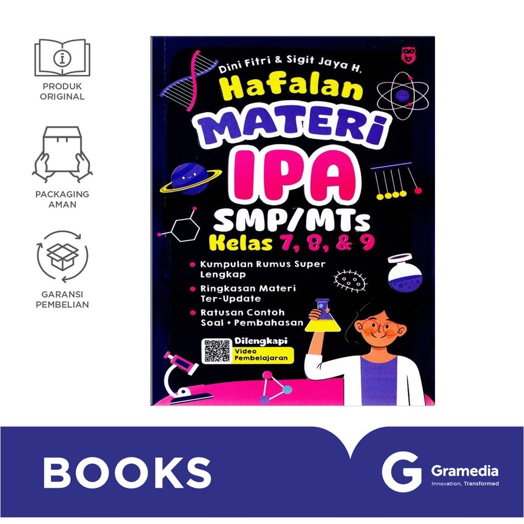 Jual Hafalan Materi IPA SMP/MTs Kelas 7, 8, & 9 (Sigit Jaya Herlambang ...