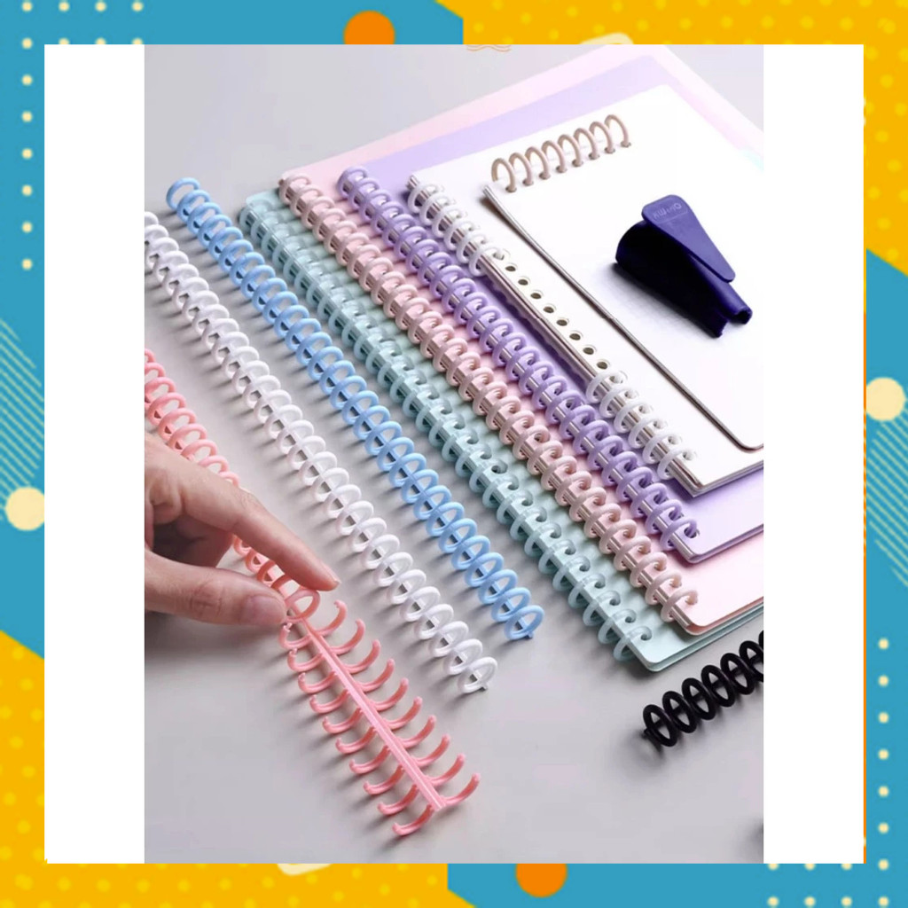 Jual Ring Binder Cincin STRIP 30 LUBANG Pengikat Kertas DIY Satuan Buku ...