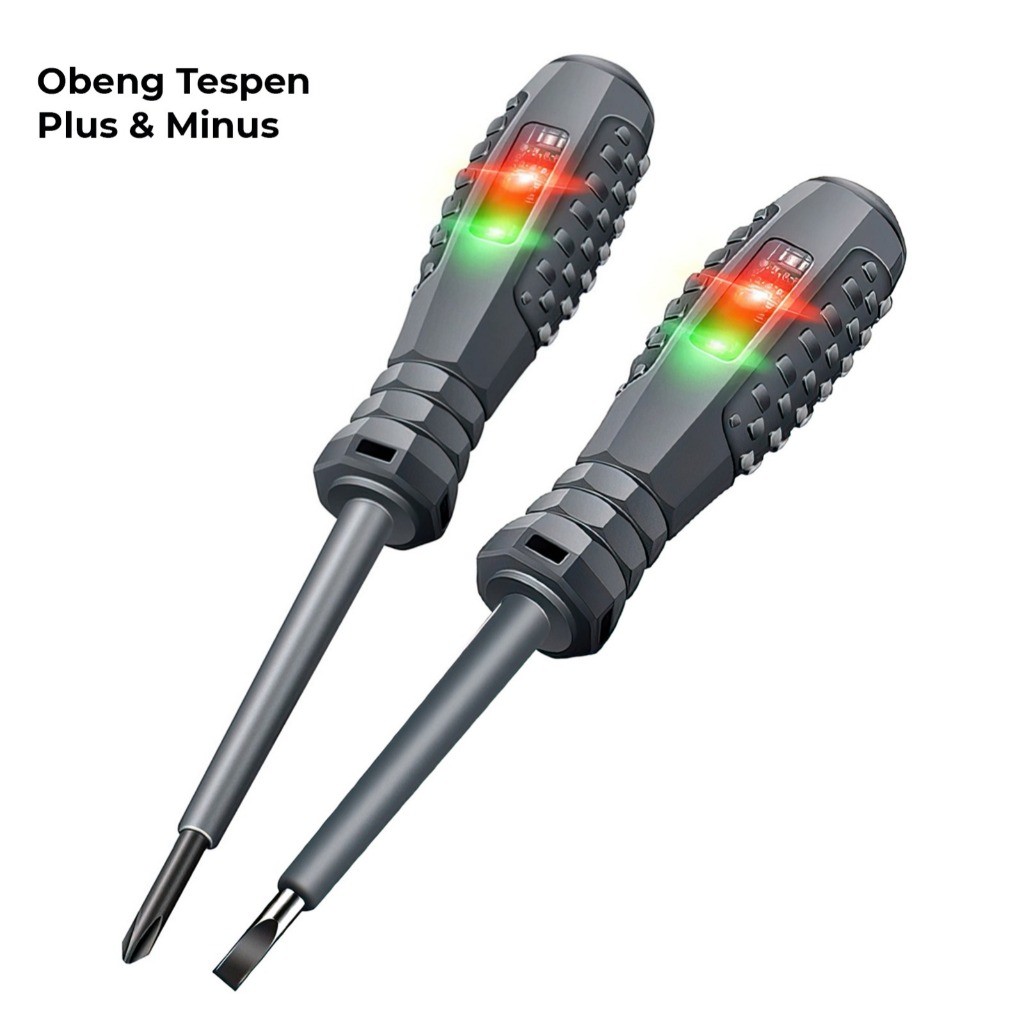 Jual Obeng Alat Cek kelistrikan Tespen Tes Pen Plus/Minus - Alat ...
