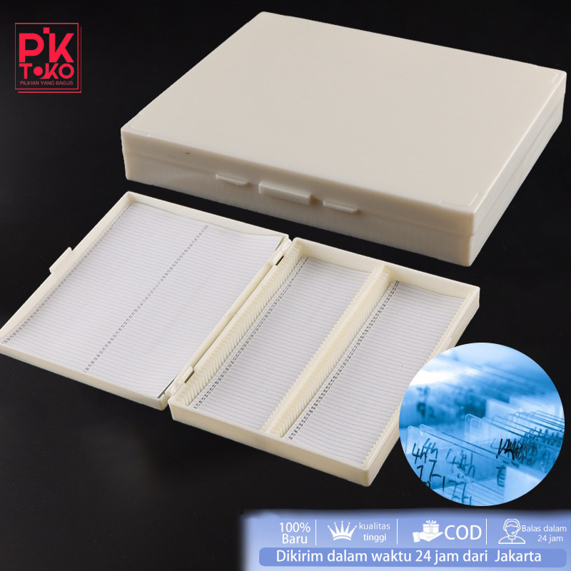 Jual Kotak Preparat Slide Preparat 100PCS Glass Object Box Slide ...