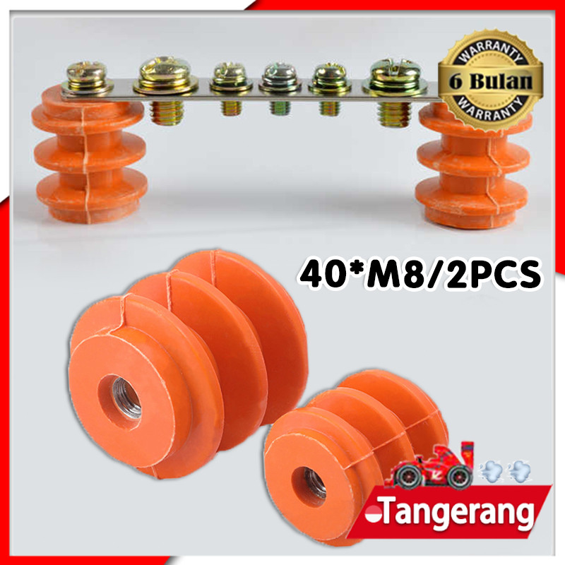 Jual 2pcs Busbar Insulator / Insolator Busbar type SM 40 M8 | Shopee Indonesia