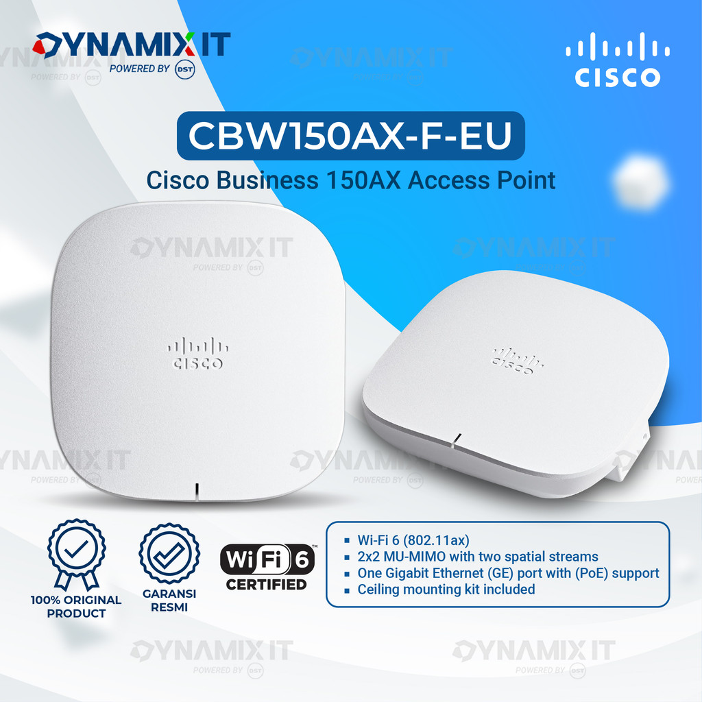 Jual CISCO CBW150AX-F Business 150AX Access Point - CBW150 | Shopee ...