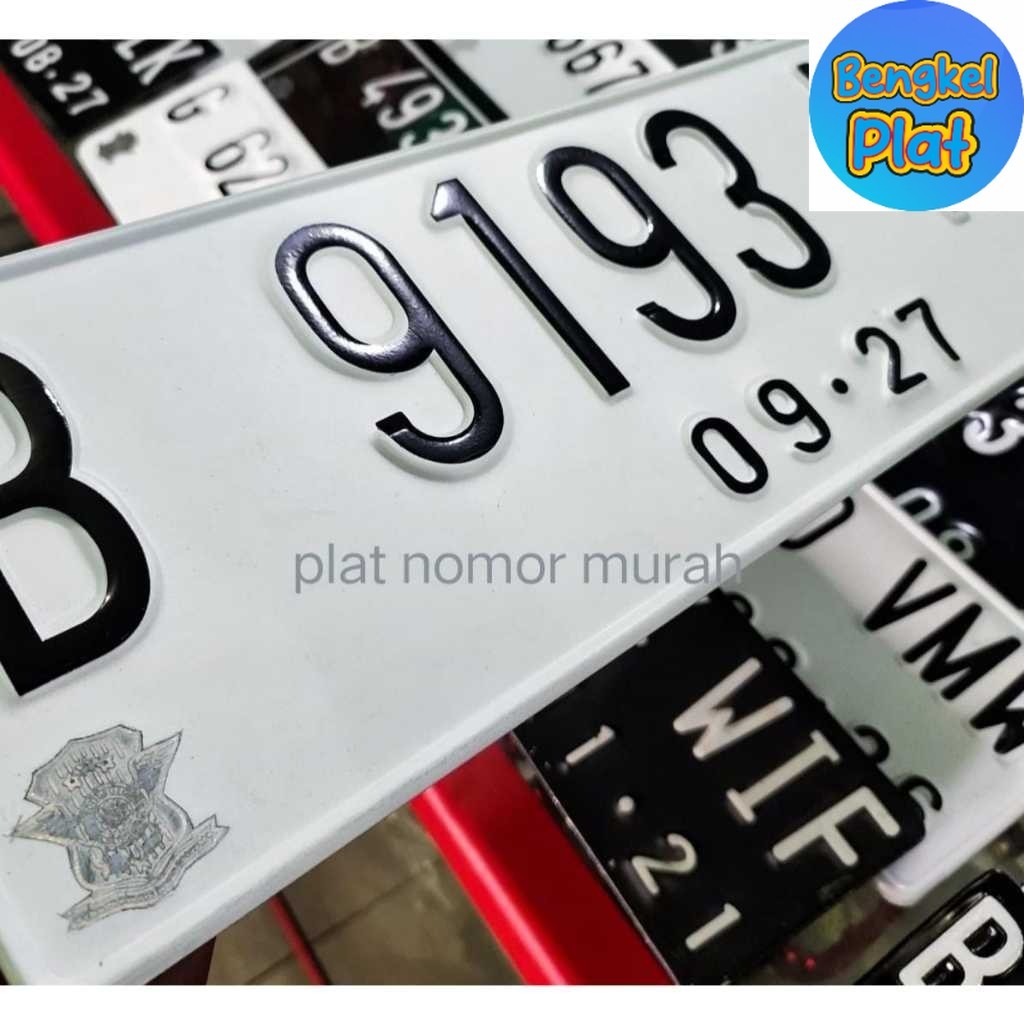 Jual nomor mobil font lama cetak nomor plat mobil baru | Shopee Indonesia