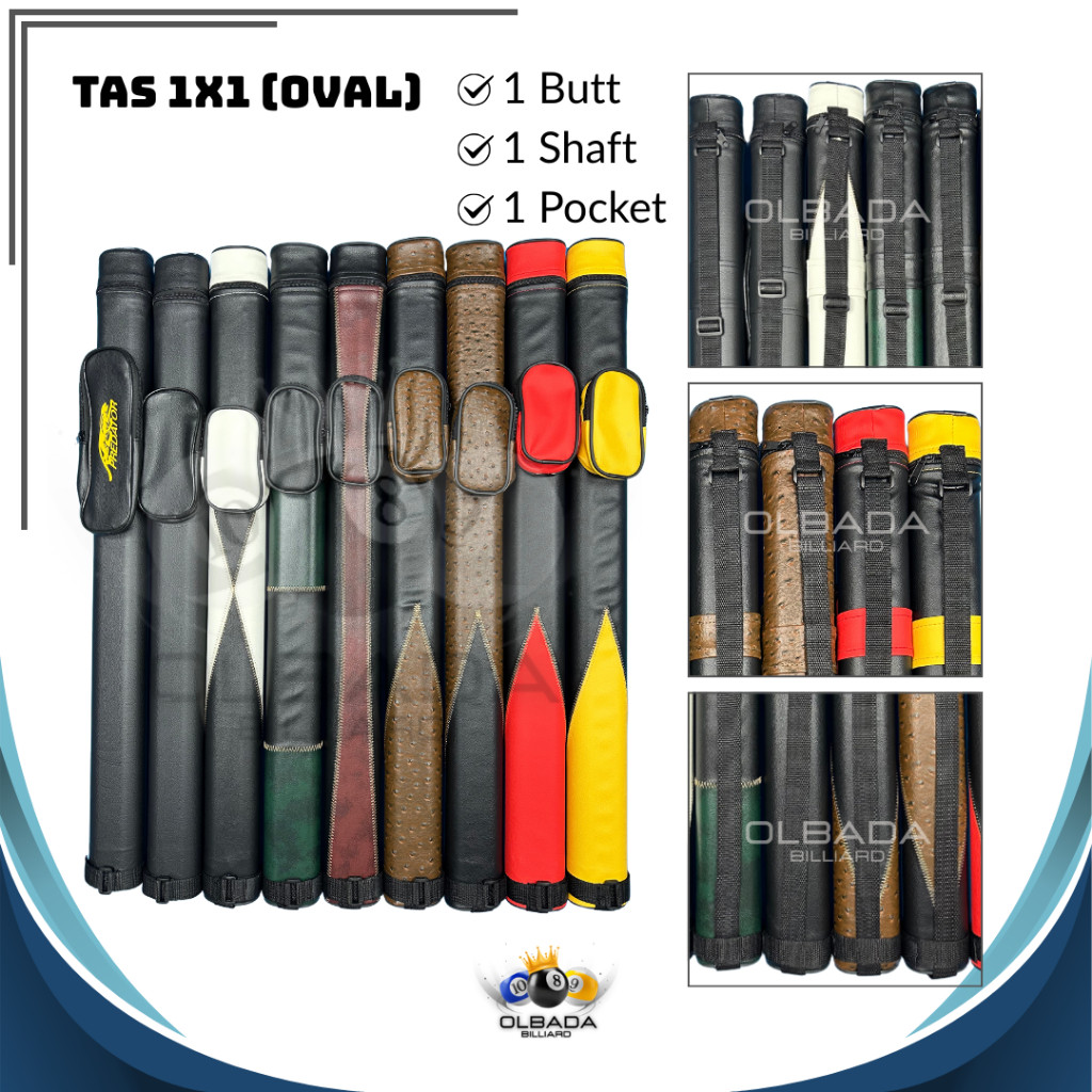 Jual Tas Billiard 1x1 Oval SUPER DUPER PREMIUM / Olbada / 1 Butt 1 ...