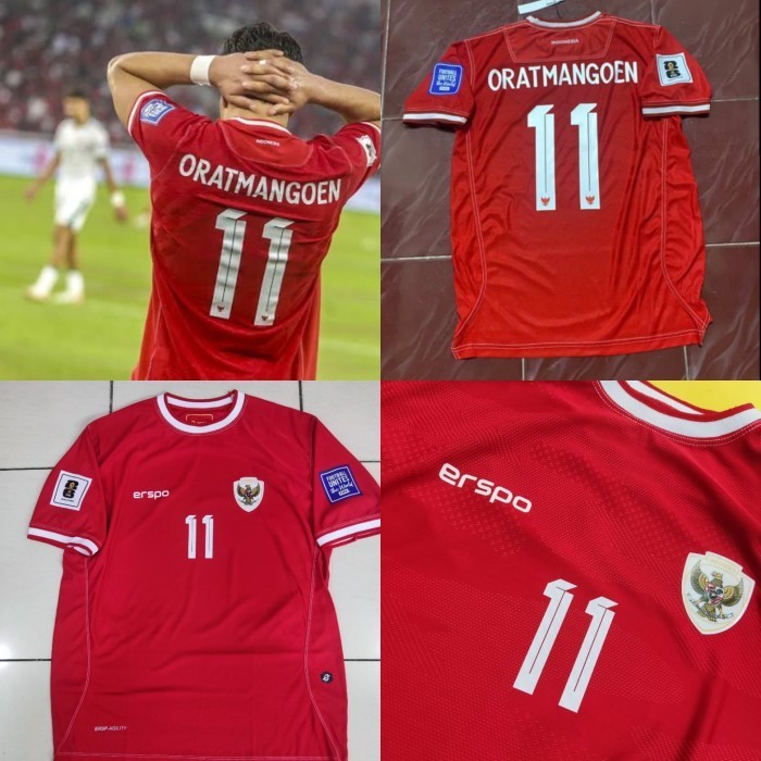 Jual JERSEY BAJU BOLA TIMNAS INDONESIA HOME PLAYER ISSUE 2024 FULLPATCH ...