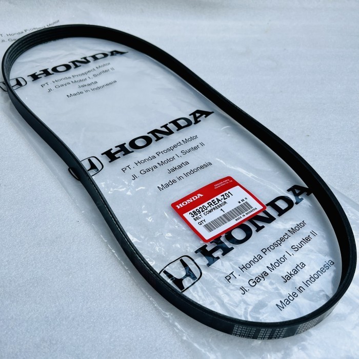 Jual Fan Belt Tali Kipas Honda 38920-REA-Z01 Honda Jazz GD3 New City GD8 5PK1144 Original ...