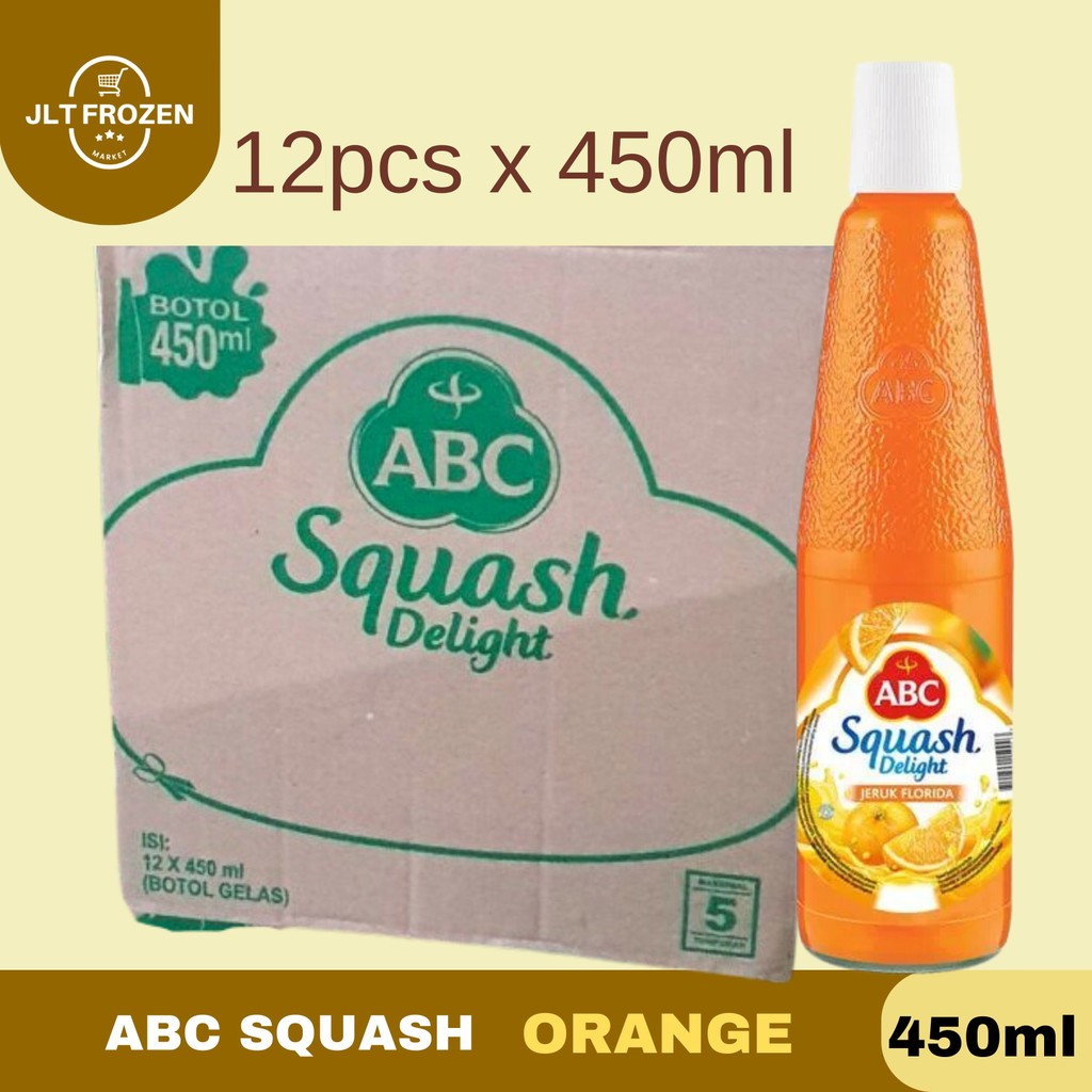 Jual ABC Squash Delight Orange Sirup / Lychee Sirup 1Karton 12 pcs ...