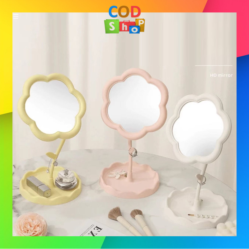 Jual Cod - C6485 Cermin Rotating Bunga / Kaca Rias Gaya Elegan | Shopee ...