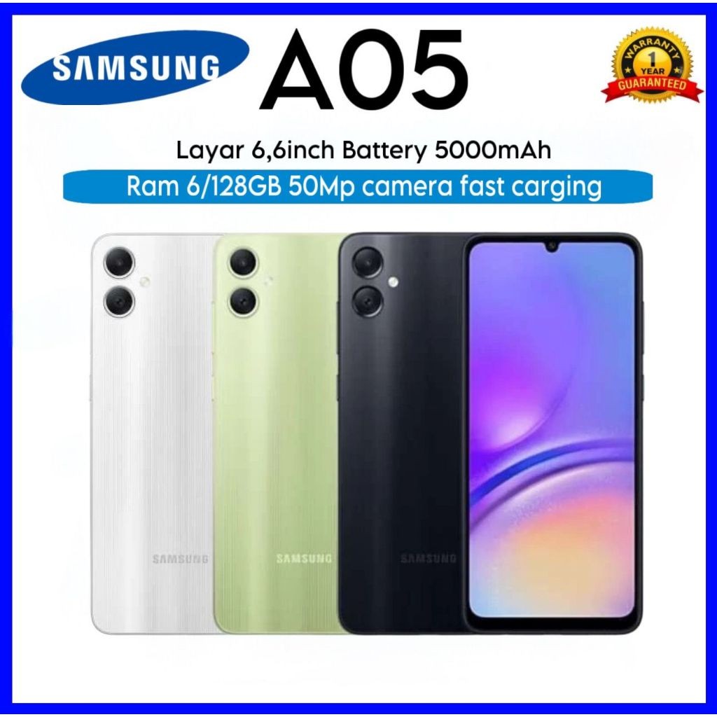 Jual SAMSUNG GALAXY A05 RAM 6/128GB Smartphone 4G LET 6.7 inch Dual SIM ...