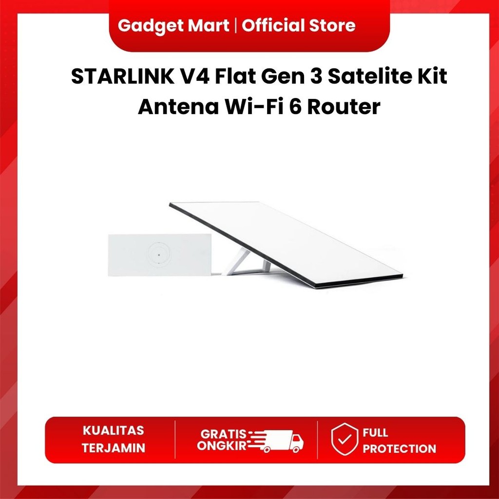 Jual STARLINK V4 Flat Gen 3 Satelite Kit Antena Wi-Fi 6 Router | Shopee ...