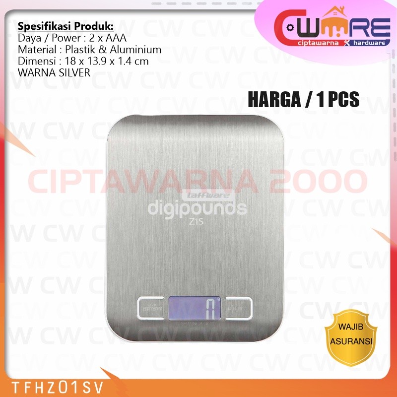 Jual Timbangan Dapur Cat Kue Digital Stainless 5 Kg / 1G - BDB CwH2 | Shopee Indonesia