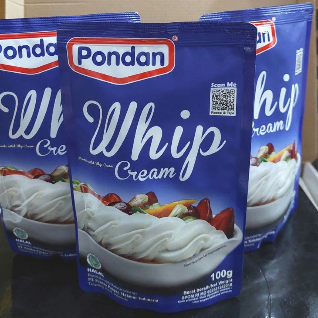 Jual Pondan Whip Cream 100gr&200gr | Shopee Indonesia