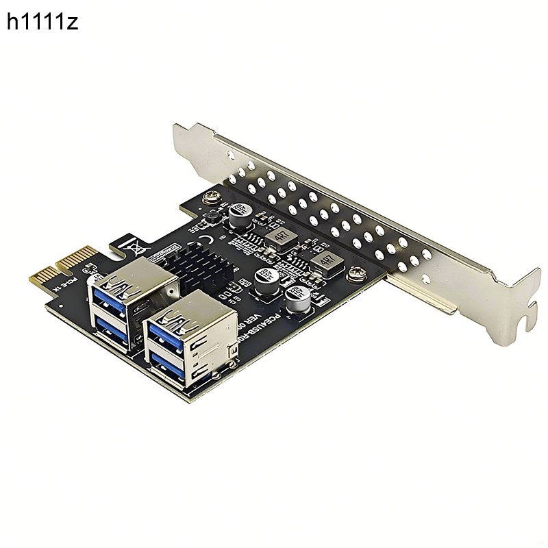 Jual 5Gbps USB 3.2 Gen1 PCIE Card Hub 4 Port USB3.0 PCI Express X1 Board PCI-E USB 3.0 Adapter ...