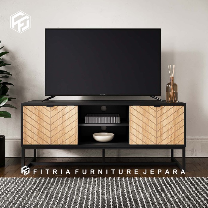 Jual meja tv minimalis industrial kaki besi meja tv besi | Shopee Indonesia