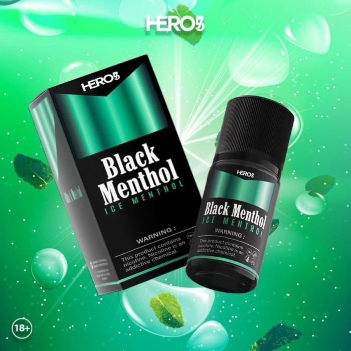 Jual [SALT] BLACK MENTHOL ICE MENTHOL SALTNIC 30ML 30MG BY HERO57 ...