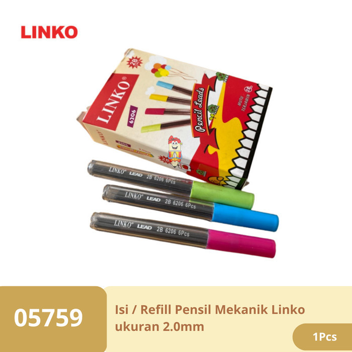 Jual Isi / Refill Pensil Mekanik Mechanic Pencil LINKO Ukuran 2.0mm ...