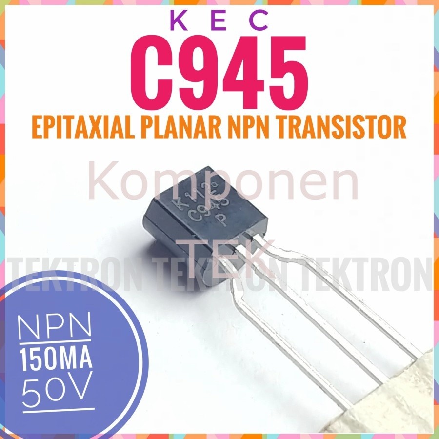 Jual KEC C945 Transistor 2SC945 C 945 NPN 150mA 50V Asli Original ORI ...