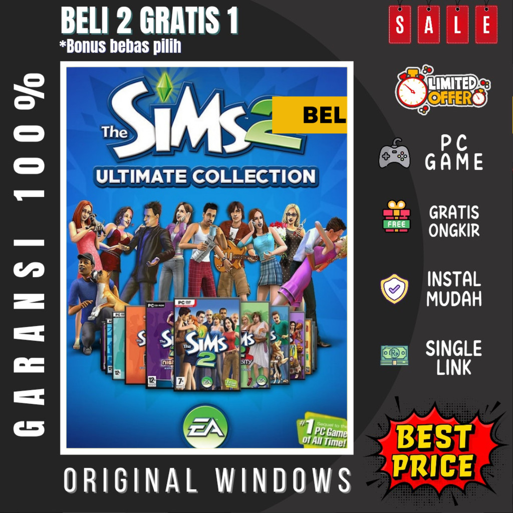Jual THE SIMS 2 ULTIMATE COLLECTION - GAME PC - GAME LAPTOP - PC GAMES ...