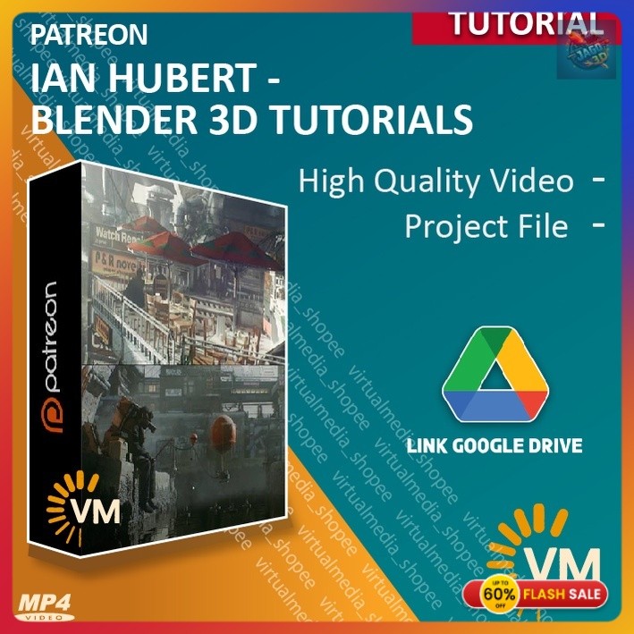 Jual PATREON – IAN HUBERT BLENDER 3D TUTORIALS | DVD TUTORIAL BLENDER 3D IAN HUBERT Terbaru ...