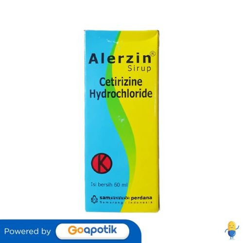 Jual Alerzin 5 Mg/5 Ml Syrup 60 Ml | Shopee Indonesia