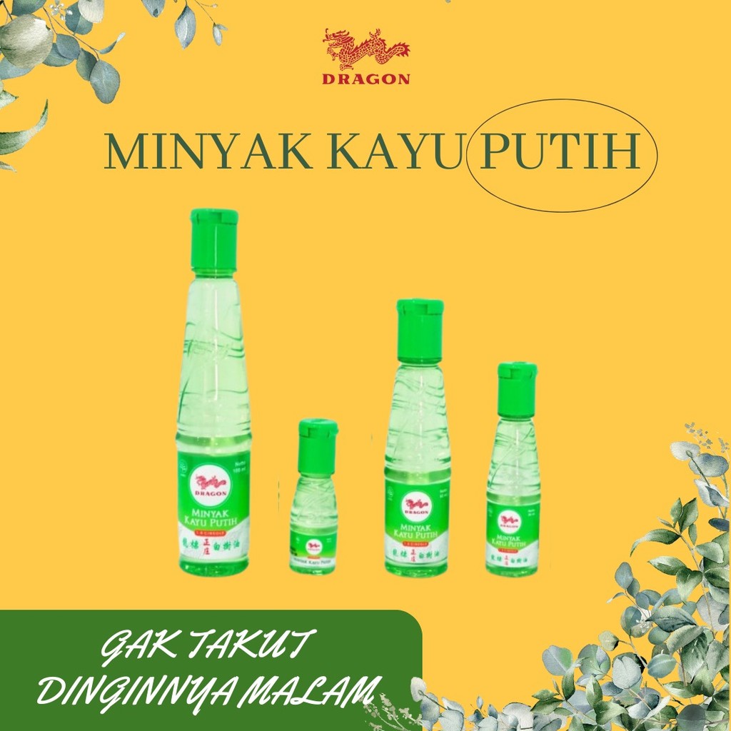 Jual Dragon MInyak Kayu Putih Series Netto 15 ml - 100 ml | Shopee Indonesia
