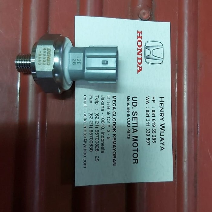 Jual COD Part Baru Sensor oli pressure tekanan transmisi Honda BRV City ...