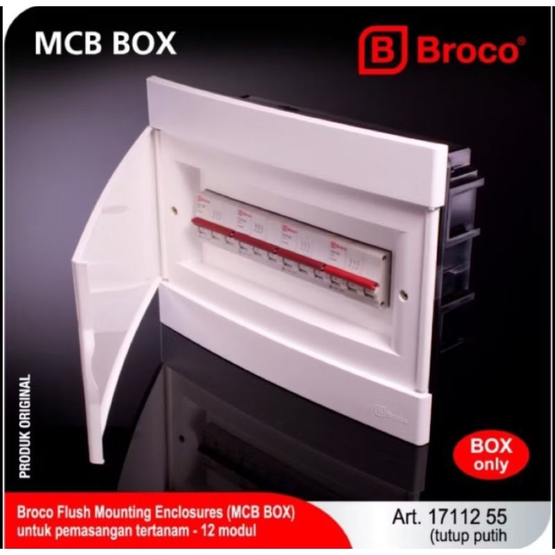 Jual Box MCB Broco 12G 12 Group IB Inbow 17112-55 Box MCB Tanam Broco ...